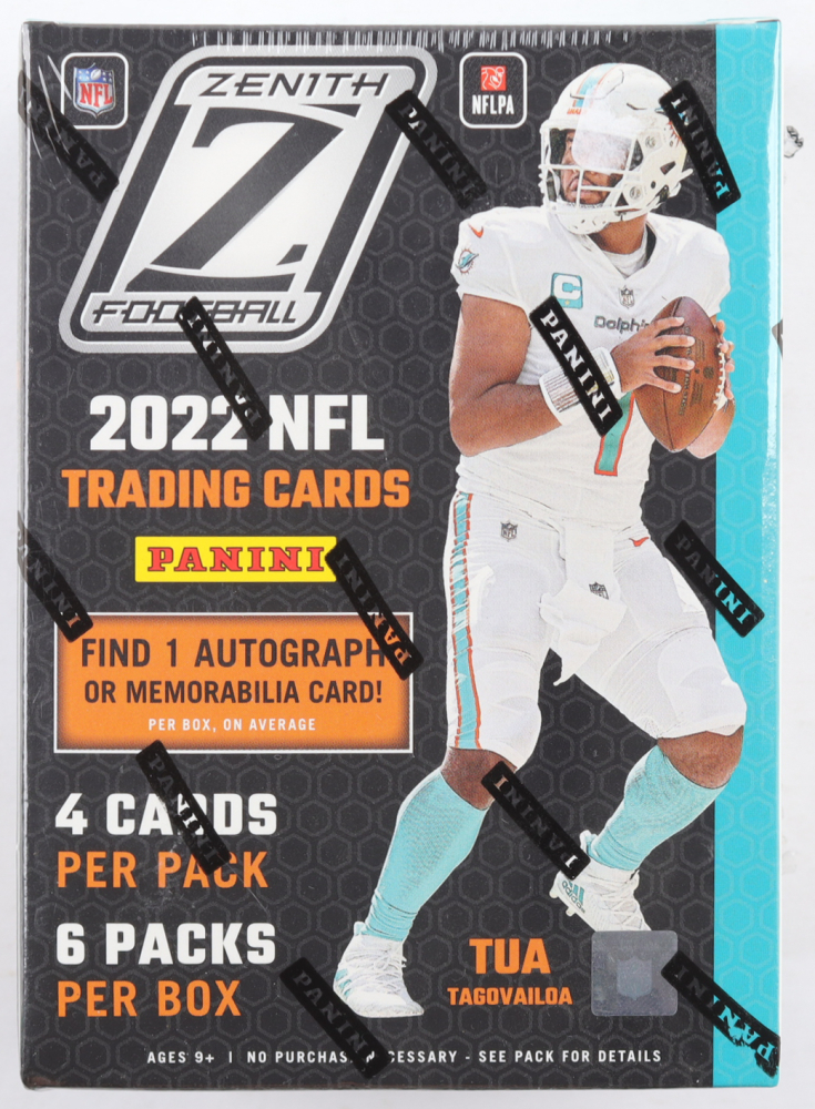 2022 Panini Zenith Football Blaster Box with (6) Packs | Pristine Auction