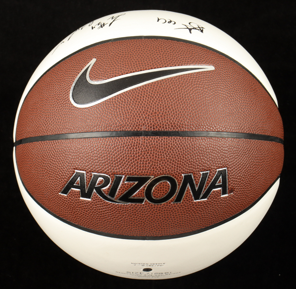 2023-24 Arizona Wildcats Logo Basketball Signed by (18) with Kylan ...