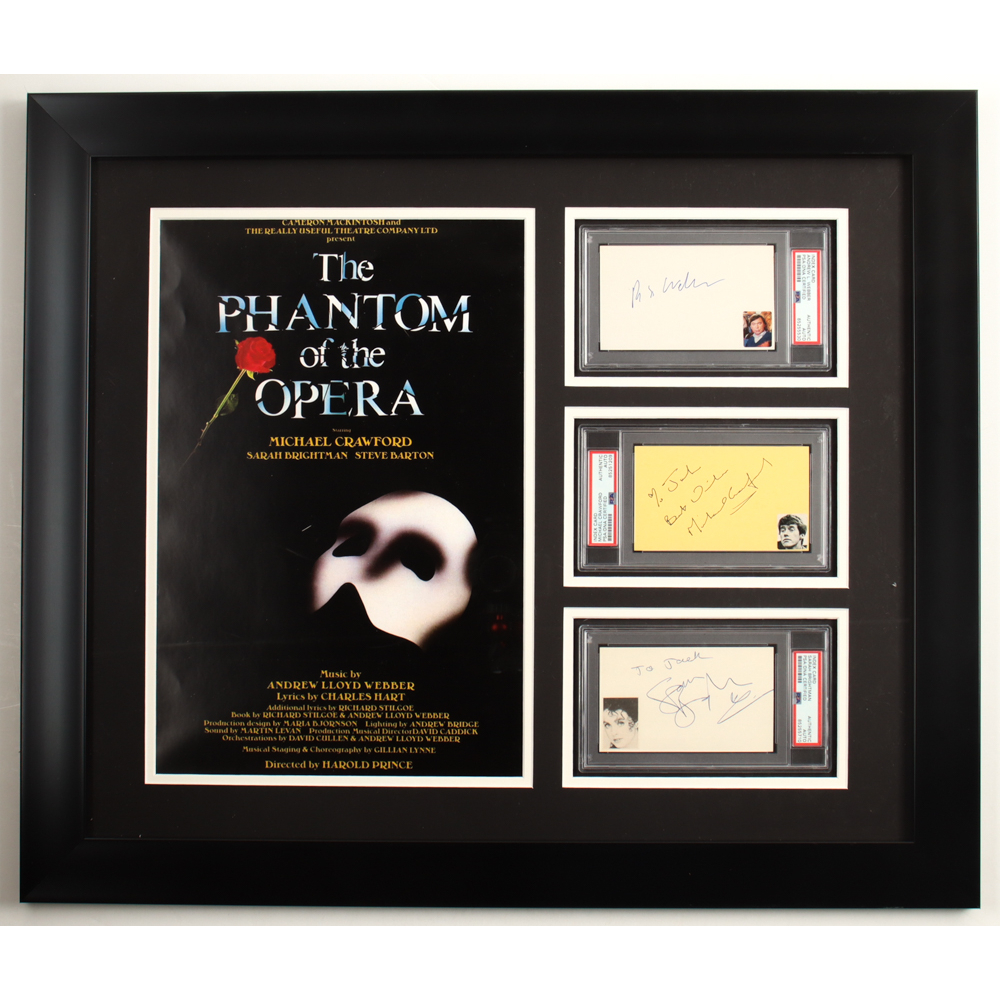 Andrew Lloyd Webber, Michael Crawford & Sarah Brightman Signed "The ...
