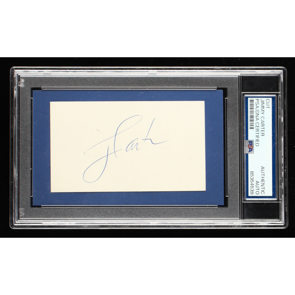 Jimmy Carter Signed Cut (PSA) | Pristine Auction