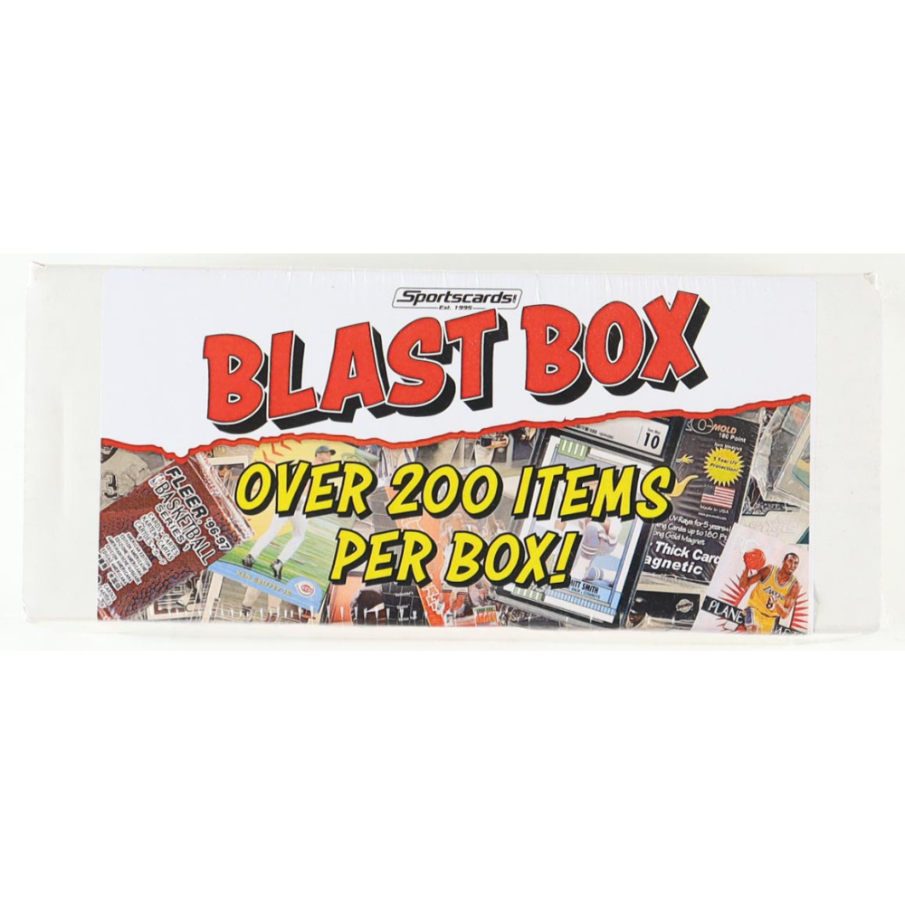 THE BLAST BOX - Mystery Box - 200 SPORTS CARDS/ITEMS PER BOX and (1) BLAST HIT! | Pristine Auction