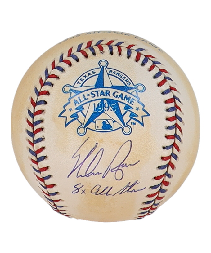 Nolan Ryan Signed 1995 All-Star Game Logo Baseball Inscribed "8x All Star" (PSA) | Pristine Auction