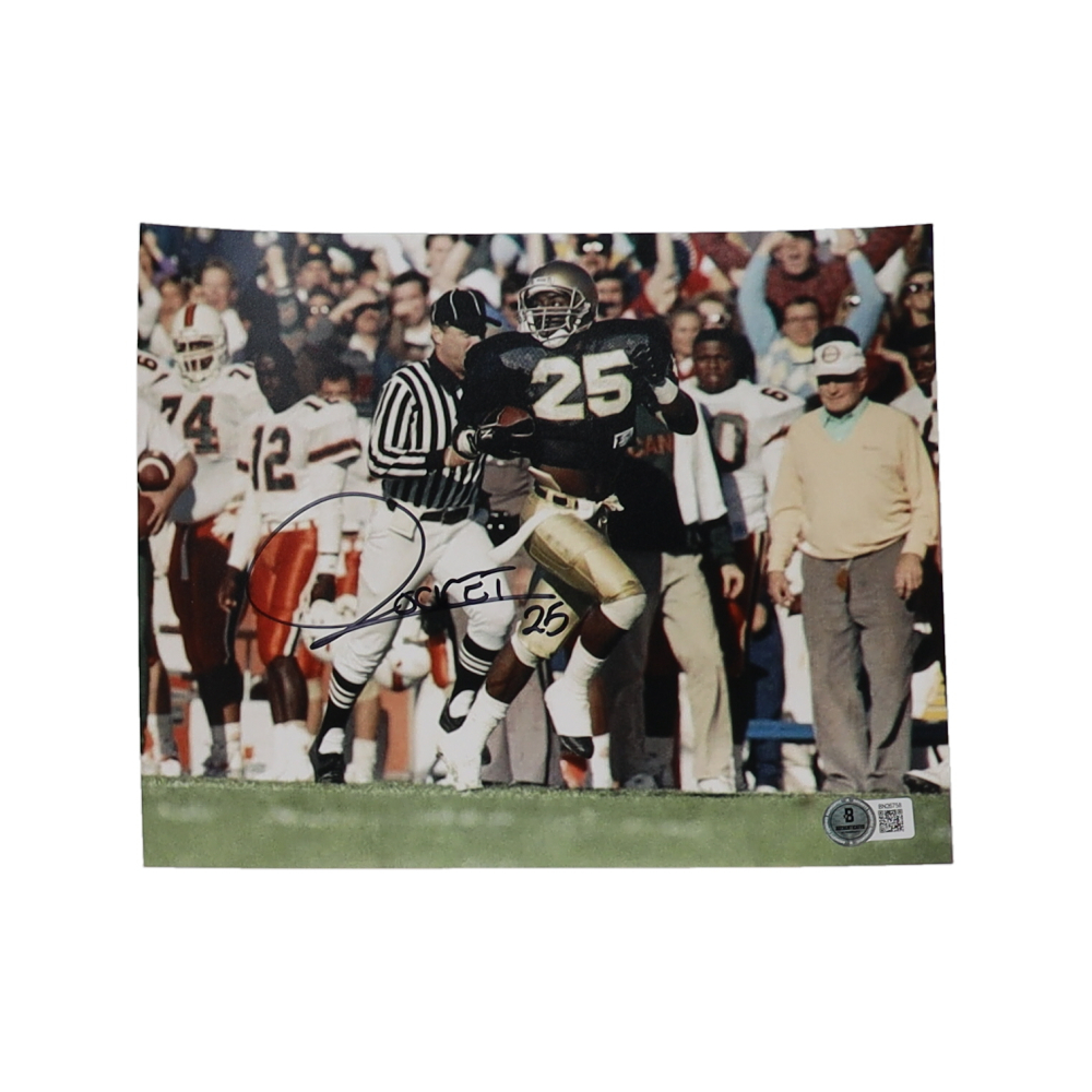 Raghib "Rocket" Ismail Signed Raiders 8x10 Photo (Beckett) | Pristine ...