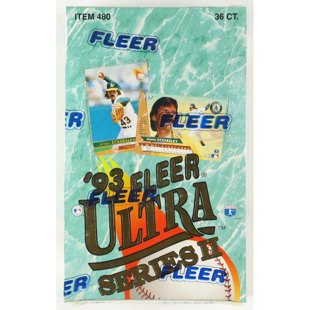 1993 Fleer Ultra Series 2 Baseball Hobby Box with (36) Packs | Pristine Auction