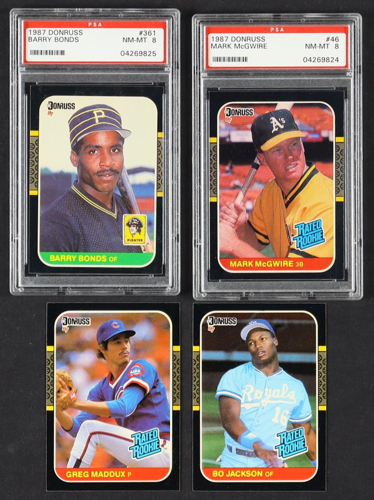 1987 Donruss Baseball Complete Set of (660) Cards with Bo Jackson #35 ...