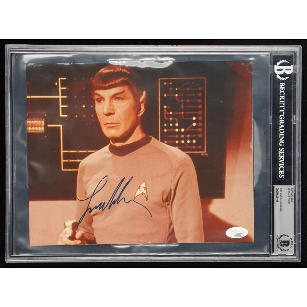 Leonard Nimoy Whitney Signed "Star Trek" 8x10 Photo (BAS & JSA) | Pristine Auction