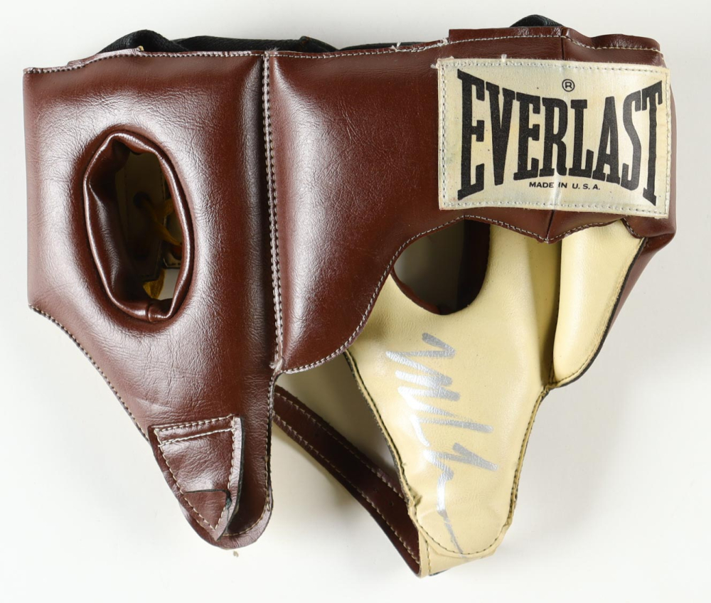 Mike Tyson Signed Vintage Everlast Head Gear (Tyson) | Pristine Auction