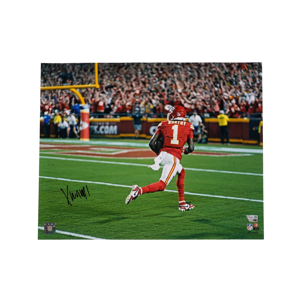 Xavier Worthy Signed Chiefs 16x20 Photo (Fanatics) | Pristine Auction