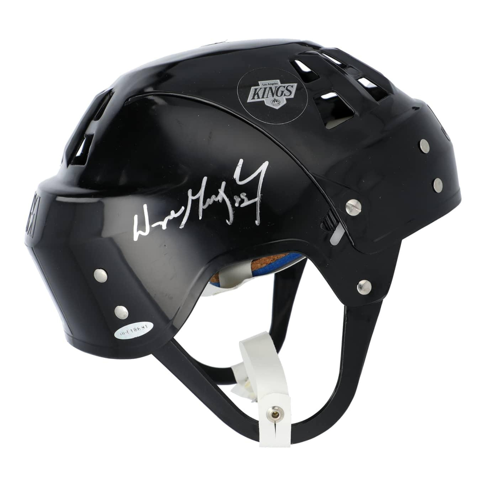 Wayne Gretzky Signed Kings Full-Size Replica Helmet (UDA) | Pristine ...