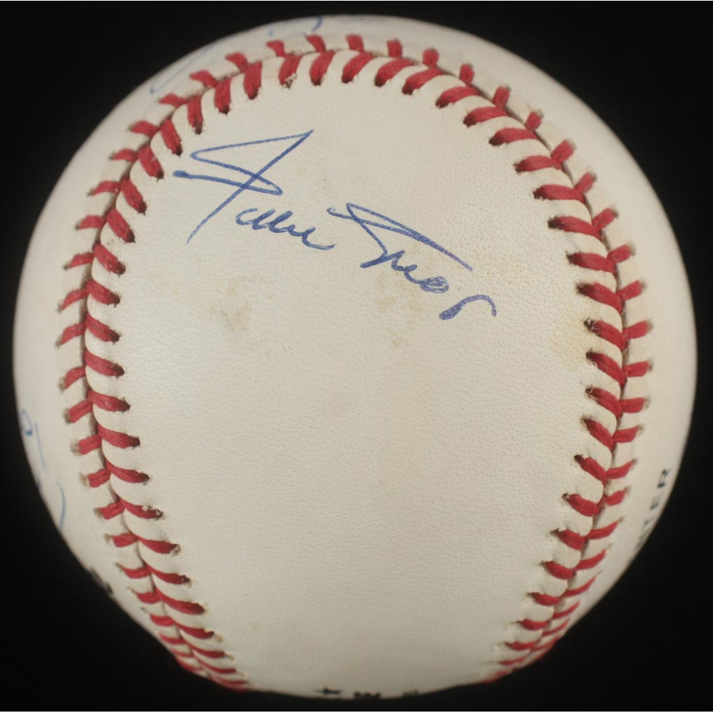 "30/30 Club" ONL Baseball Signed by (4) with Willie Mays, Barry Bonds ...