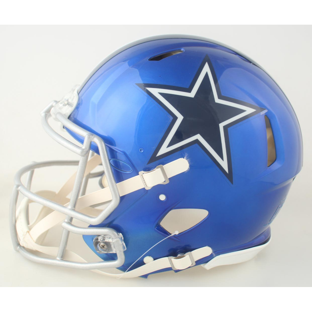 Cowboys Full-Size Authentic On-Field Flash Alternate Speed Helmet ...