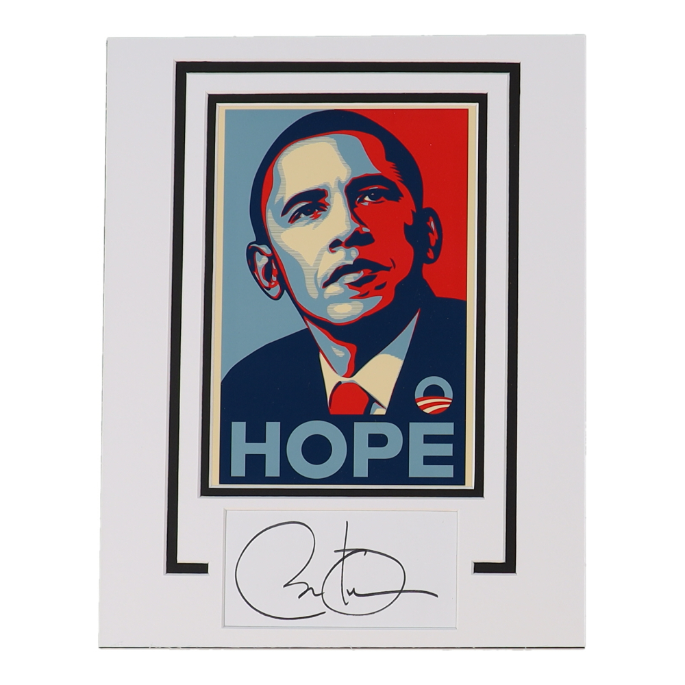 Barack Obama Signed Custom Lithograph Display (AutographCOA) | Pristine ...