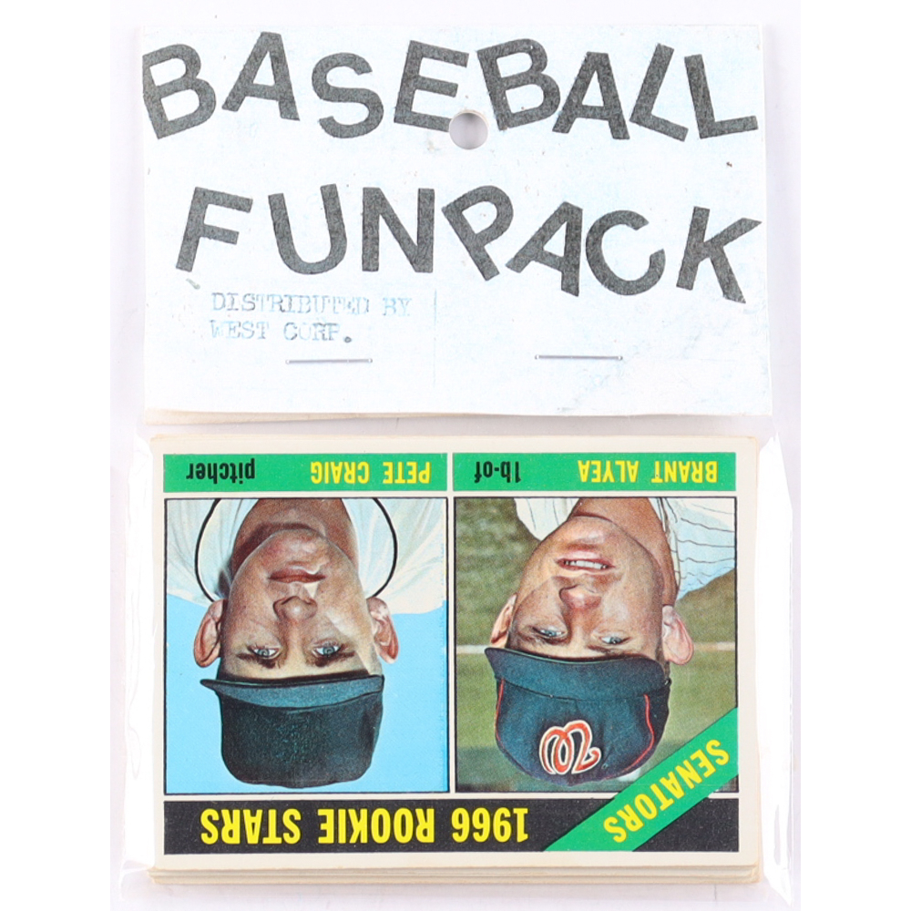 1966 Topps Baseball Card Fun Pack with (10) Cards | Pristine Auction
