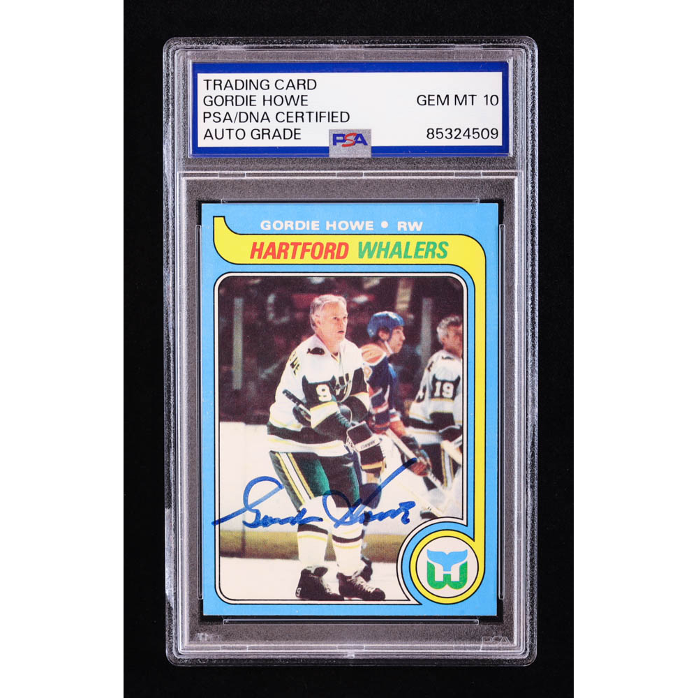 Gordie Howe Signed 1979-80 Topps #175 (PSA | Autograph Graded PSA 10 ...