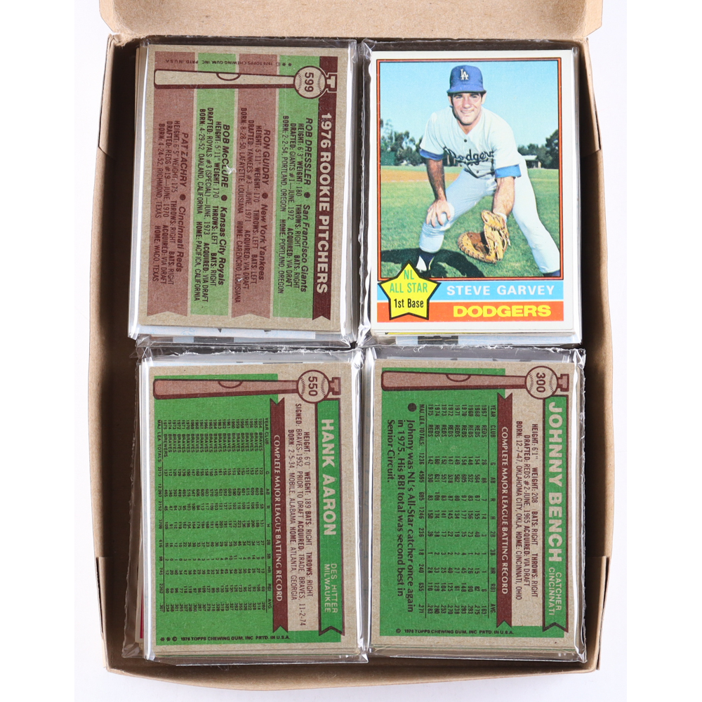 1976 Topps Baseball Cello Fun Pack Vending Box with (20) Packs ...