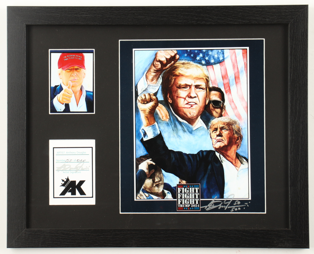 Donald Trump LE Custom Framed Print Display by Anthony Douglas ...