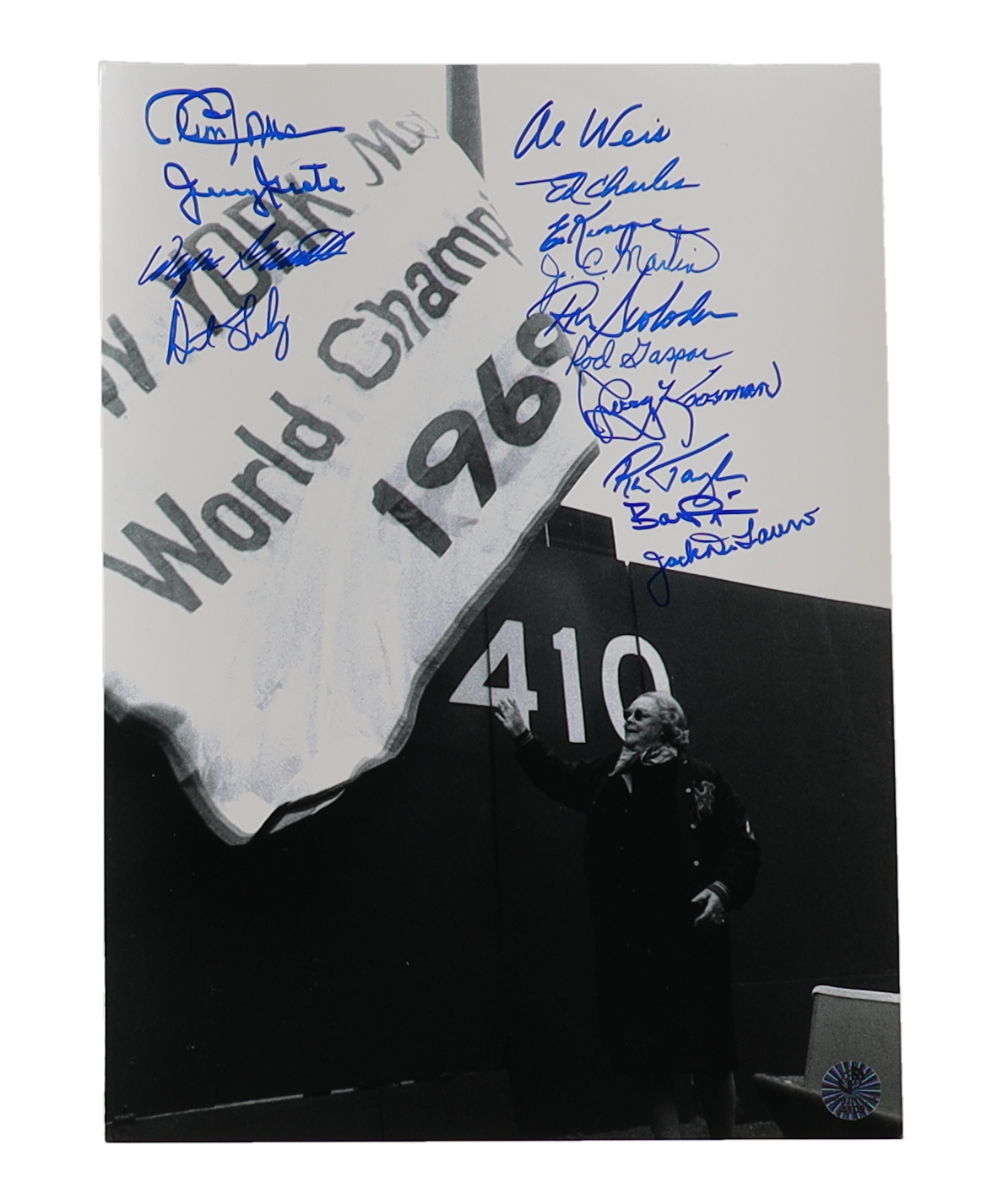 Mets 11x14 Photo Signed by (13) with Jerry Grote, Al Weis, Ed Charles ...