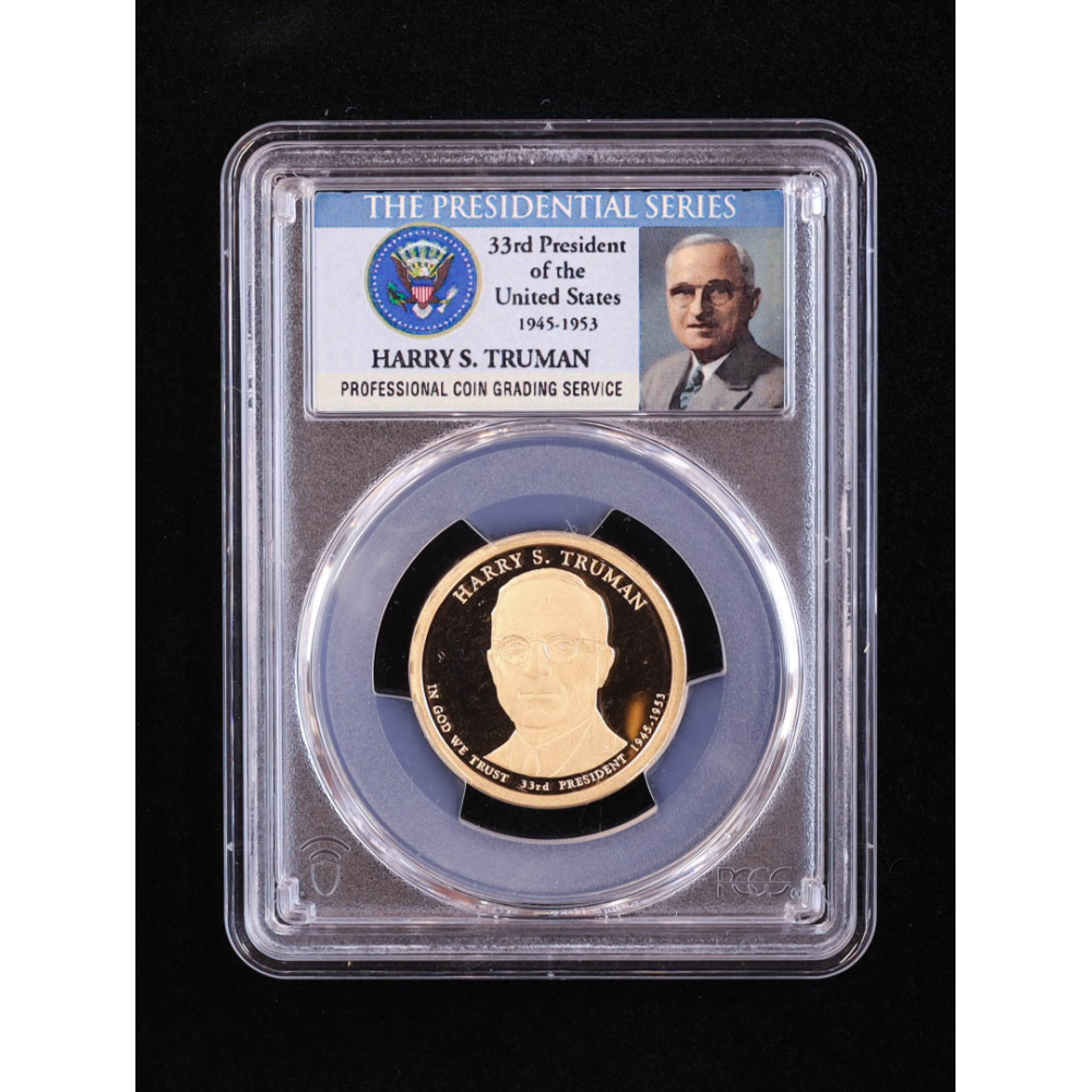 2015-S U.S. Presidential Proof $1 Coin - Harry S. Truman 33rd President ...