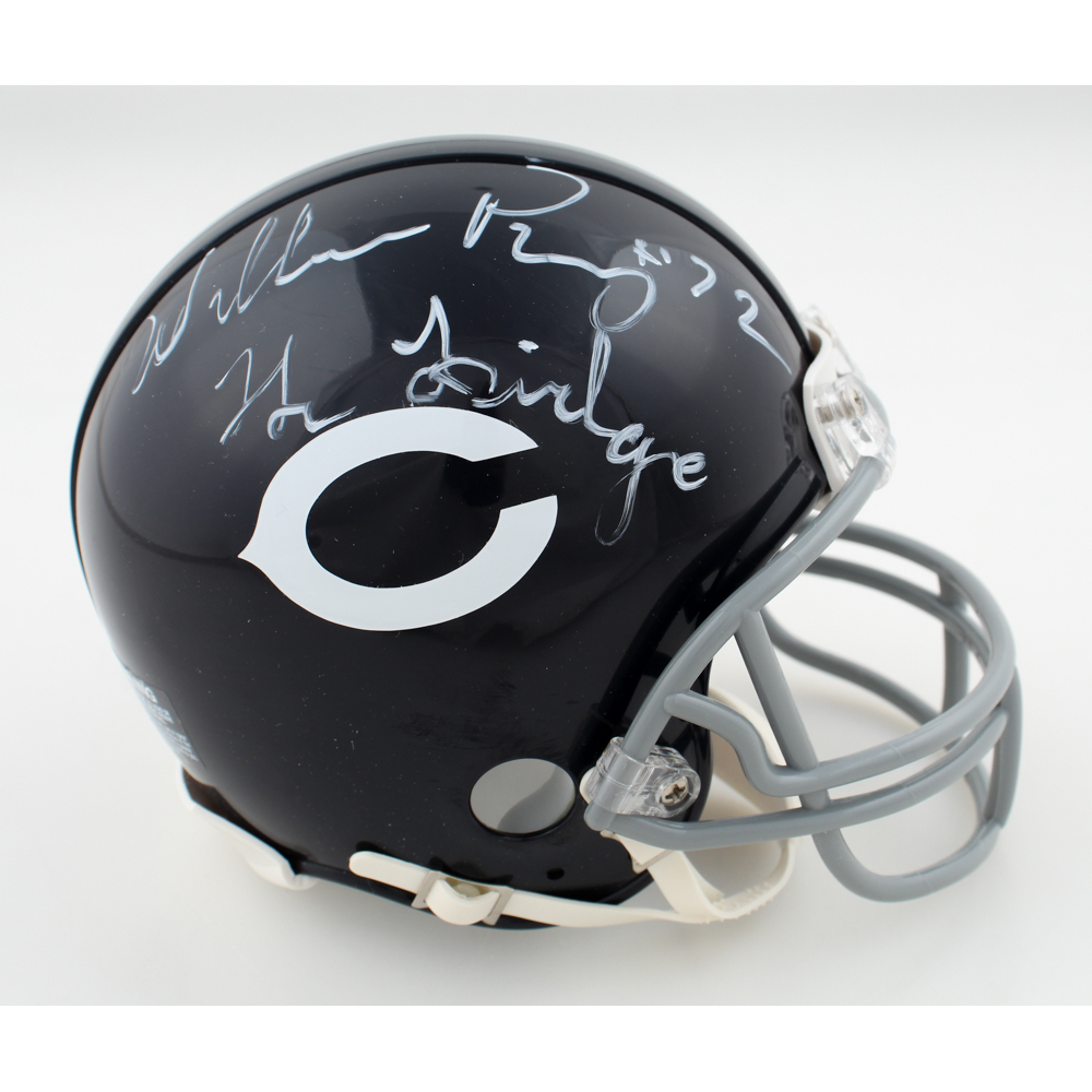Wiliam Perry Signed Bears Throwback Mini Helmet Inscribed "The Fridge ...