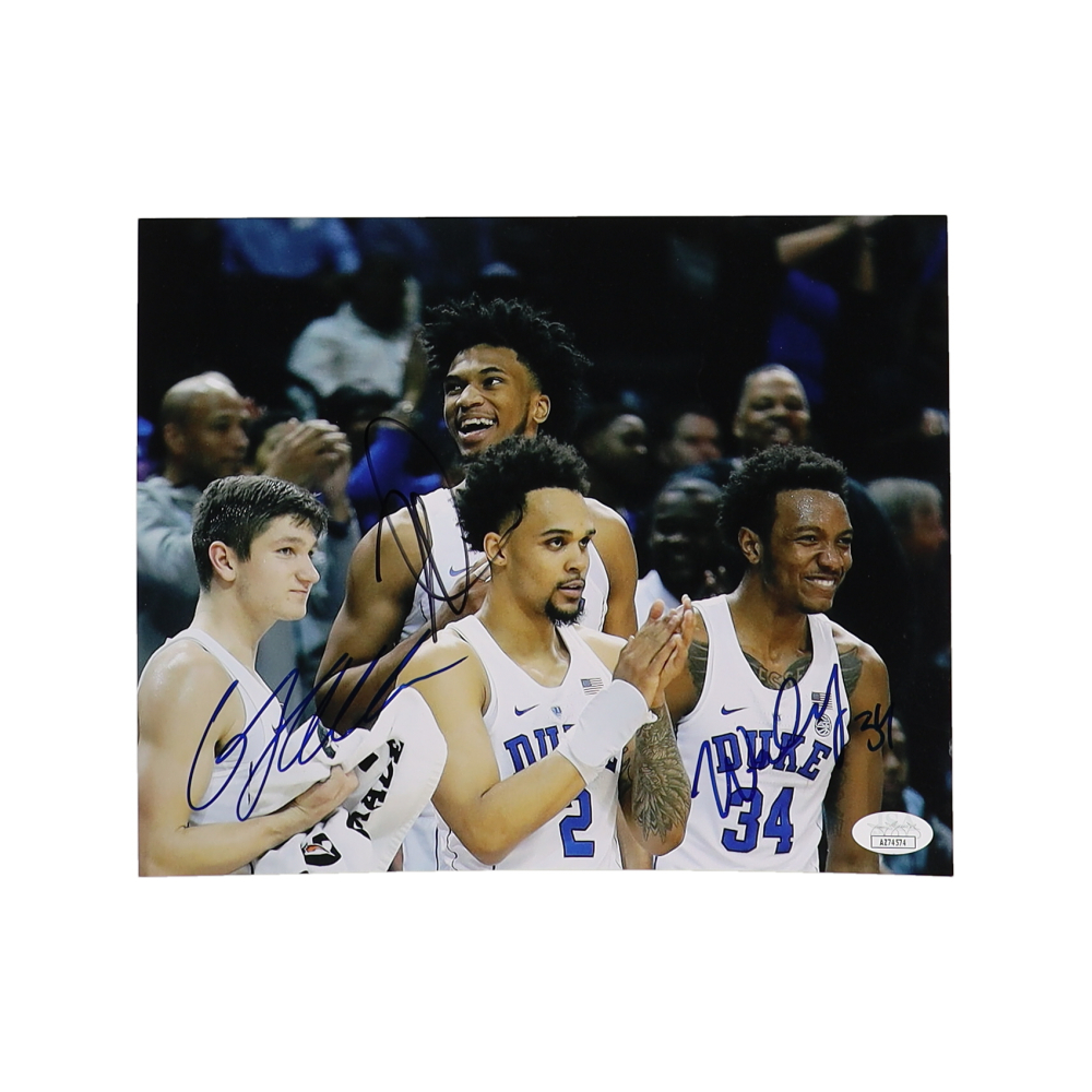 Grayson Allen, Wendell Carter Jr. & Marvin Bagley Signed Duke Blue ...