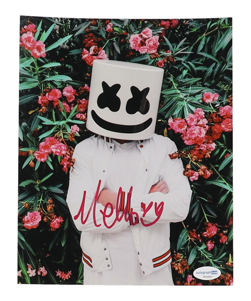 Marshmello Signed 8x10 Photo (AutographCOA) | Pristine Auction