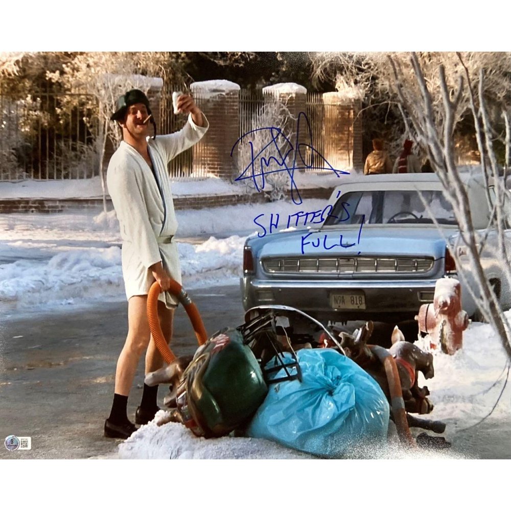 Randy Quaid Signed "National Lampoon's Christmas Vacation" 16x20 Photo Inscribed "Sh*** Full ...