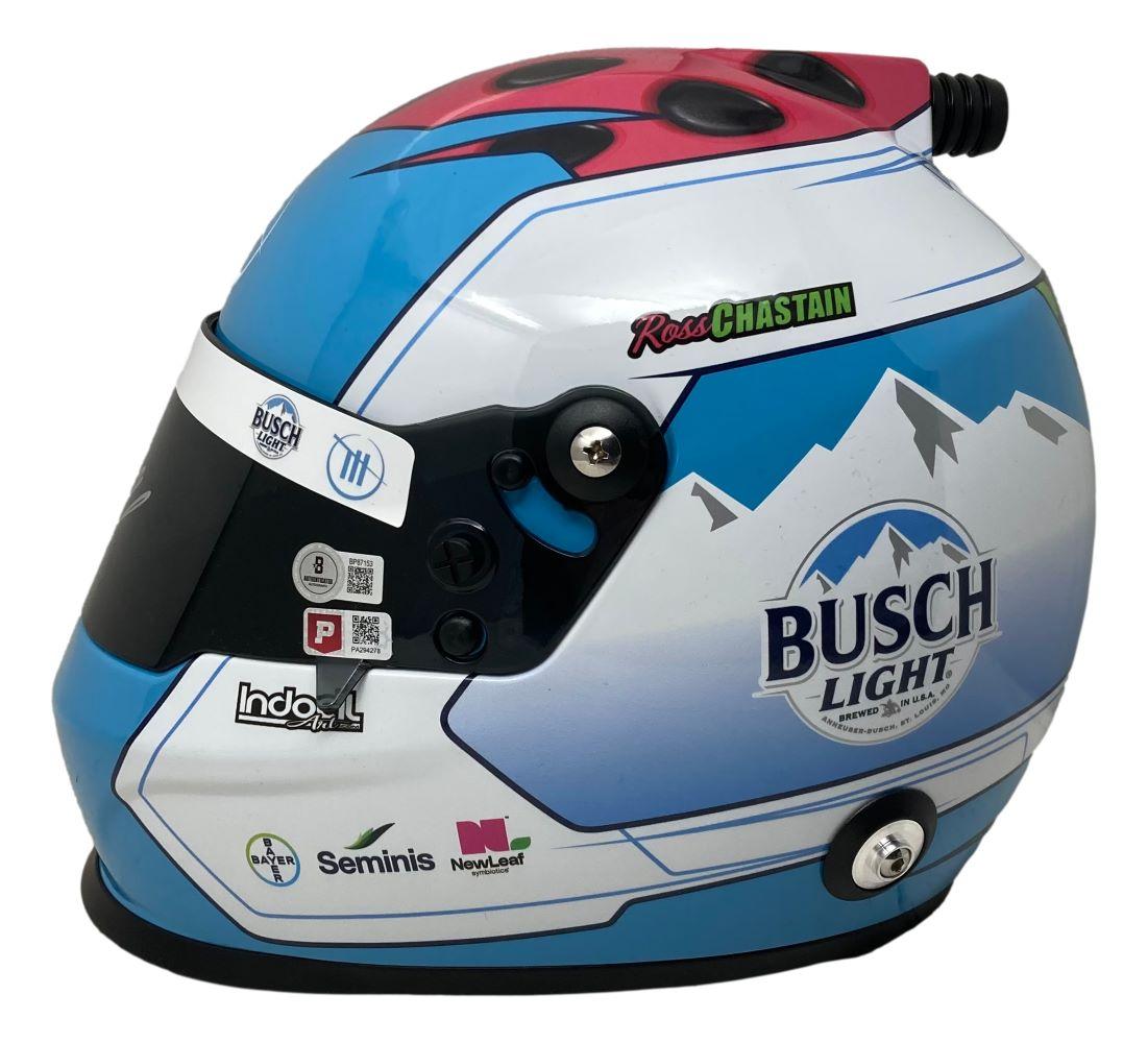 Ross Chastain Signed NASCAR Busch Light Full-Size Helmet (PA & Beckett ...