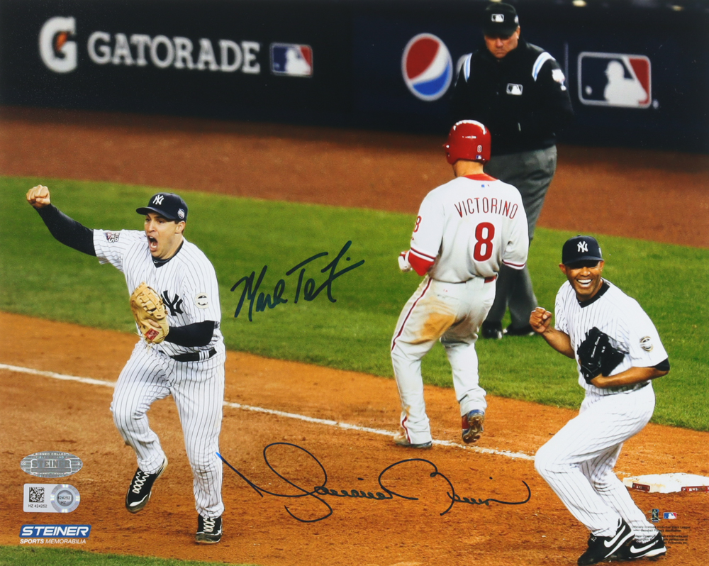 Mariano Rivera & Mark Teixeira Signed Yankees 8x10 Photo (Steiner & MLB) | Pristine Auction