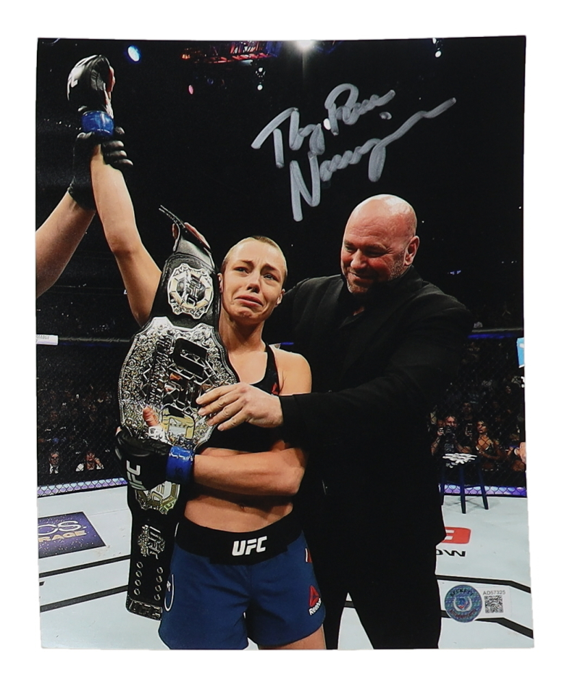 "Thug" Rose Namajunas Signed UFC 8x10 Photo (Beckett) | Pristine Auction