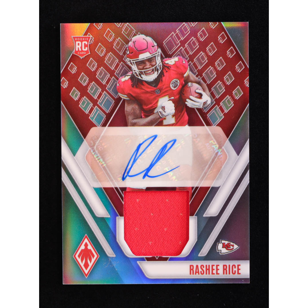 Rashee Rice 2023 Panini Phoenix Rookie Premiere Jersey Autographs #17 ...