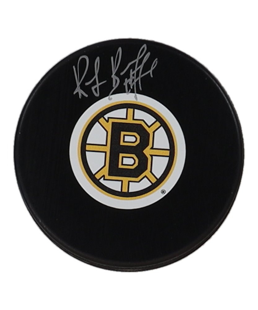 Ray Bourque Signed Bruins Logo Hockey Puck (COJO) | Pristine Auction