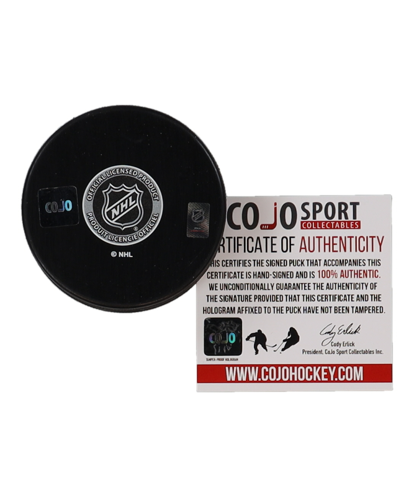 Ray Bourque Signed Bruins Logo Hockey Puck (COJO) | Pristine Auction