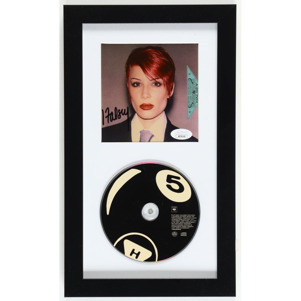 Halsey Signed "The Great Impersonator" Custom Framed CD Insert Display ...