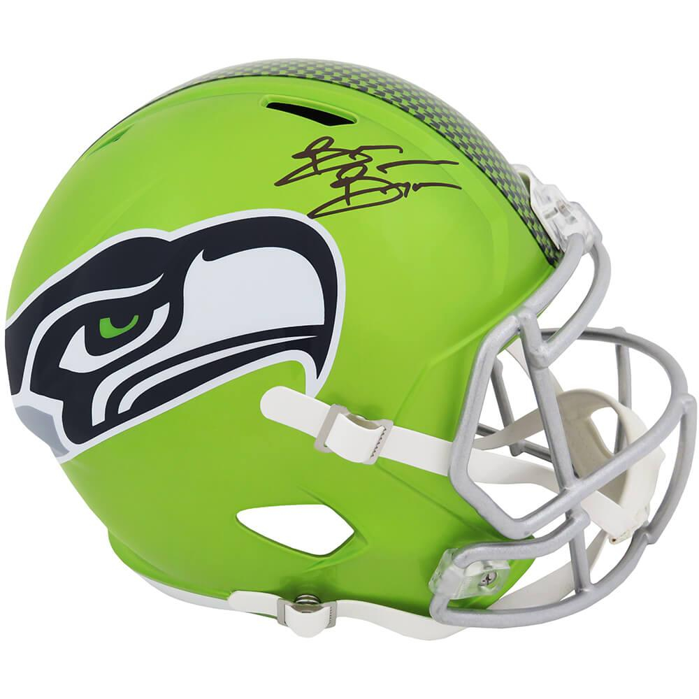 Brian Bosworth Signed Seahawks Full-Size Flash Alternate Speed Helmet (Schwartz) | Pristine Auction