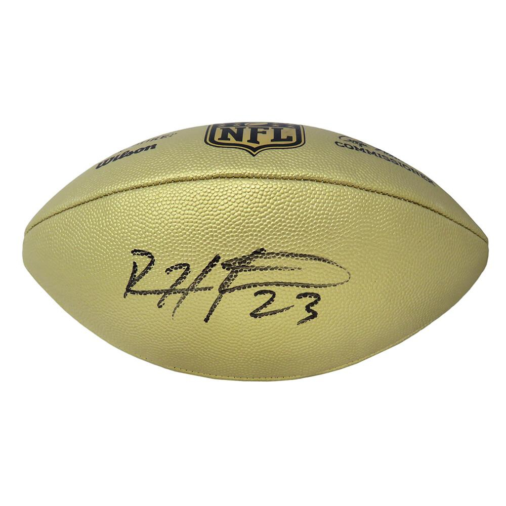Devin Hester Signed "The Duke" NFL Gold Football (Schwartz) | Pristine ...