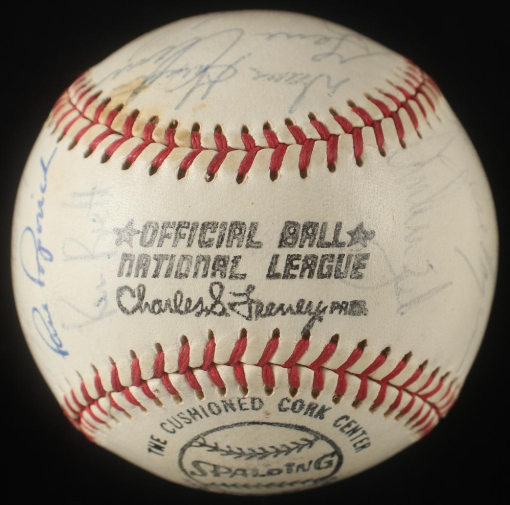 1974 Pittsburgh Pirates ONL Baseball Team-Signed By (24) with Dave ...