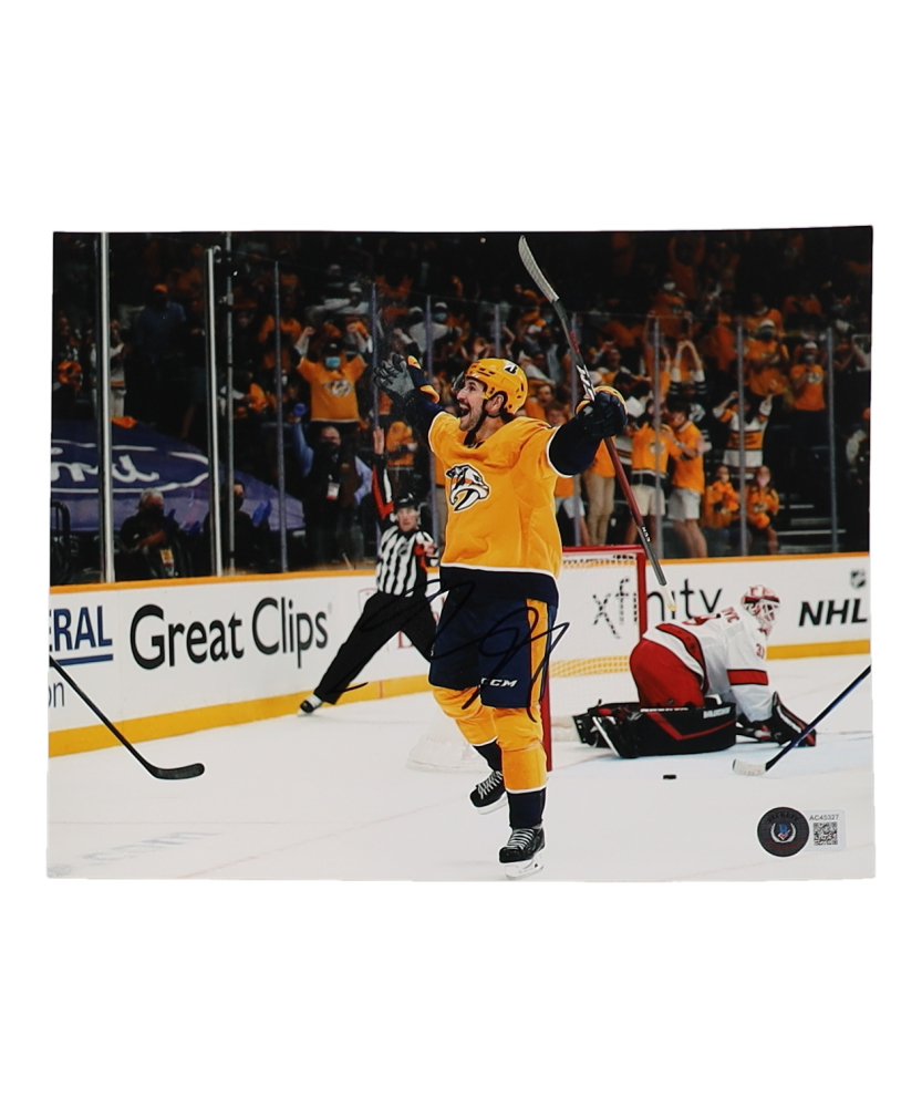 Filip Forsberg Signed Predators 8x10 Photo (Beckett) | Pristine Auction