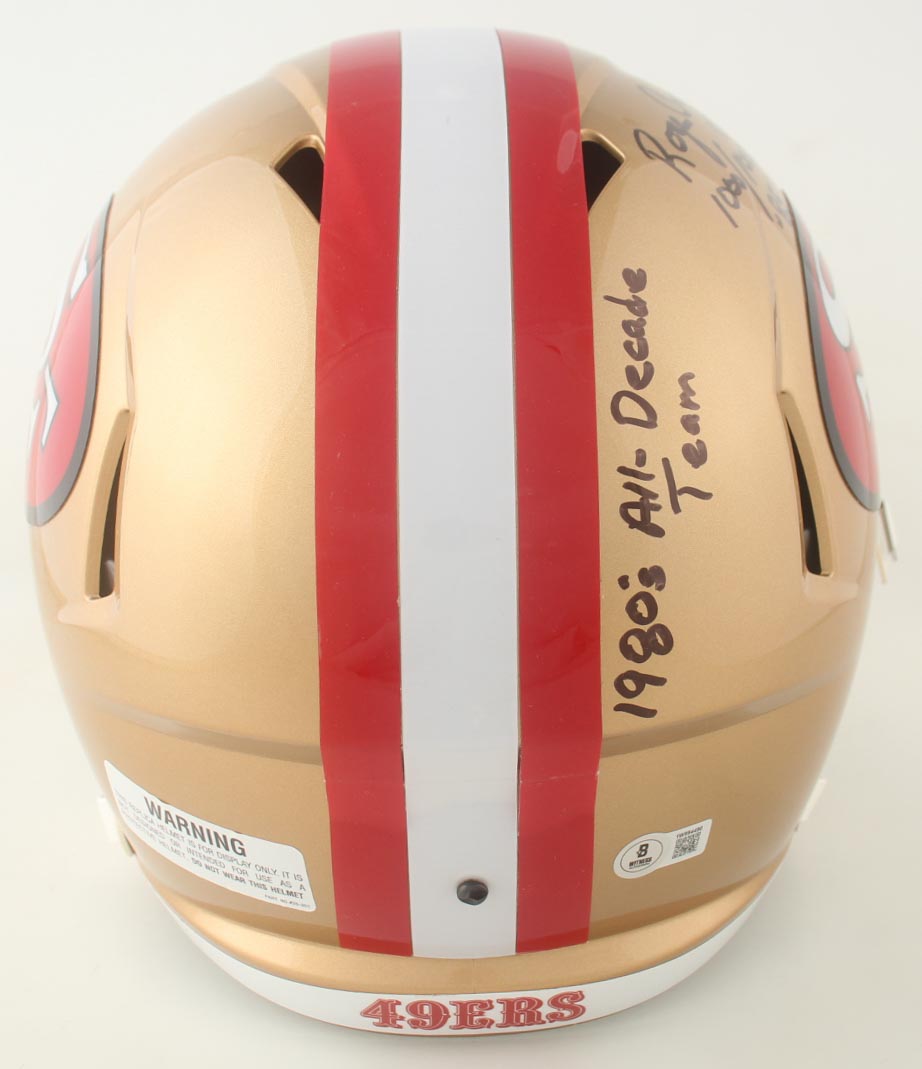 Roger Craig Signed 49ers Full-Size Speed Helmet Inscribed "3x SB Champ ...