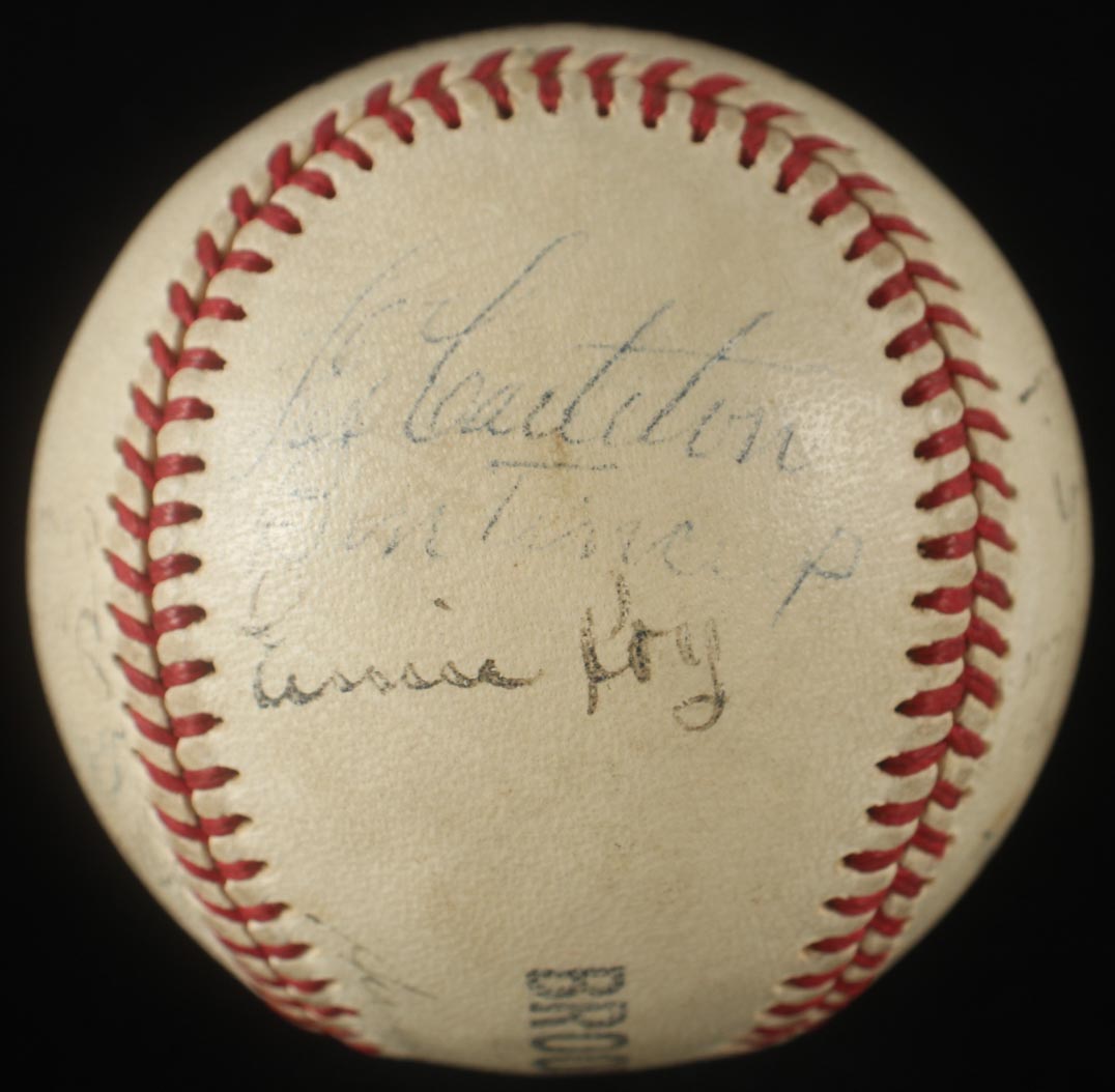 1940 Brooklyn Dodgers Baseball Team-Signed By (13) with Pee Wee Reese ...