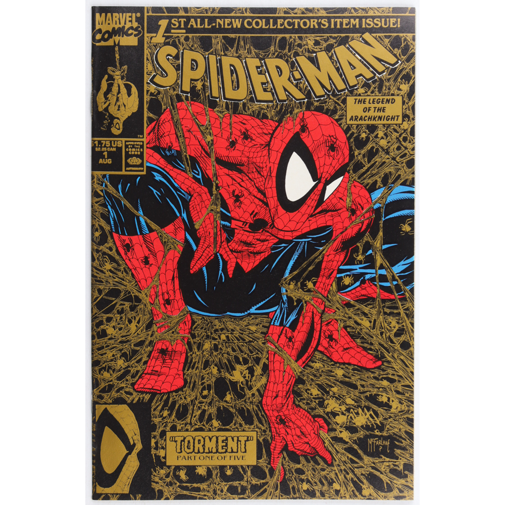 1990 "Spider-Man: Torment" Issue #1 Gold Variant Marvel Comic Book ...