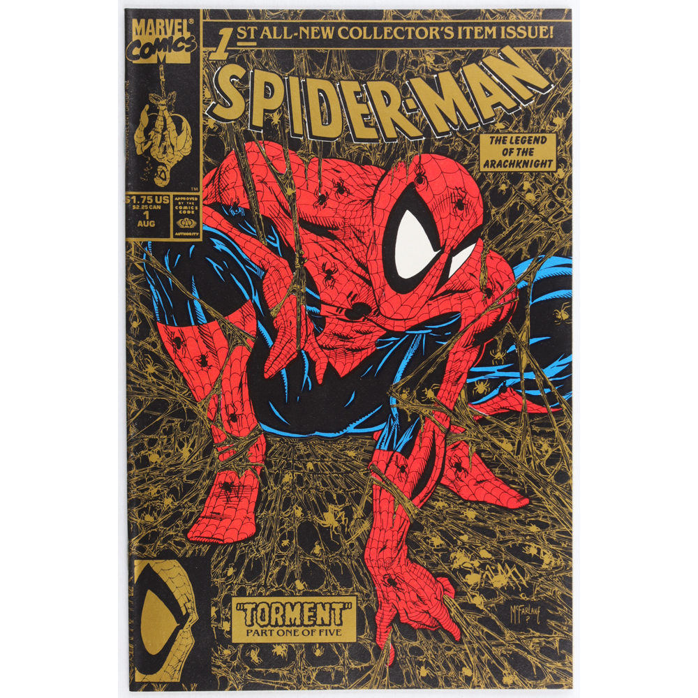 1990 "Spider-Man: Torment" Issue #1 Gold Variant Marvel Comic Book ...