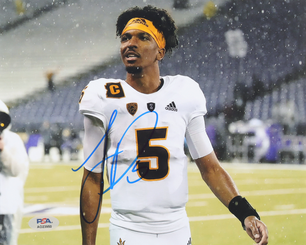 Jayden Daniels Signed Arizona Sun Devils 8x10 Photo (PSA) | Pristine ...