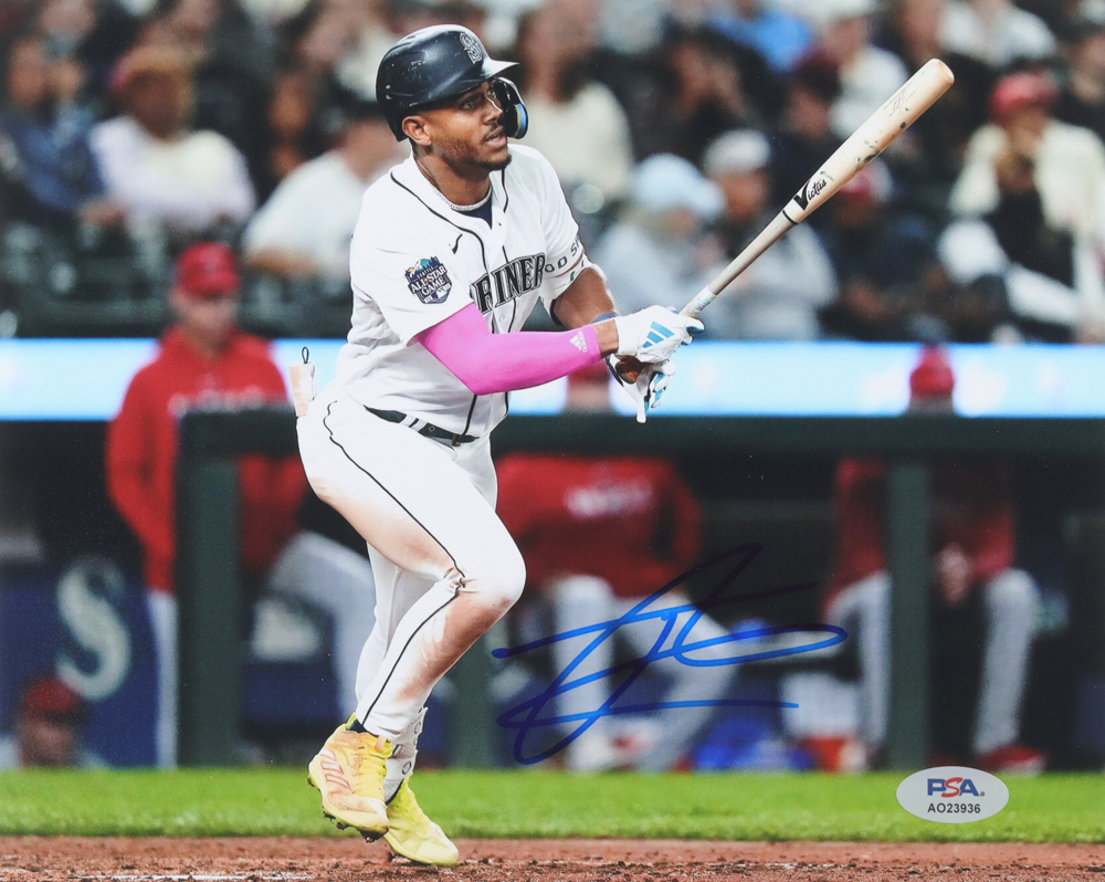 Julio Rodriguez Signed Mariners 8x10 Photo (PSA) | Pristine Auction
