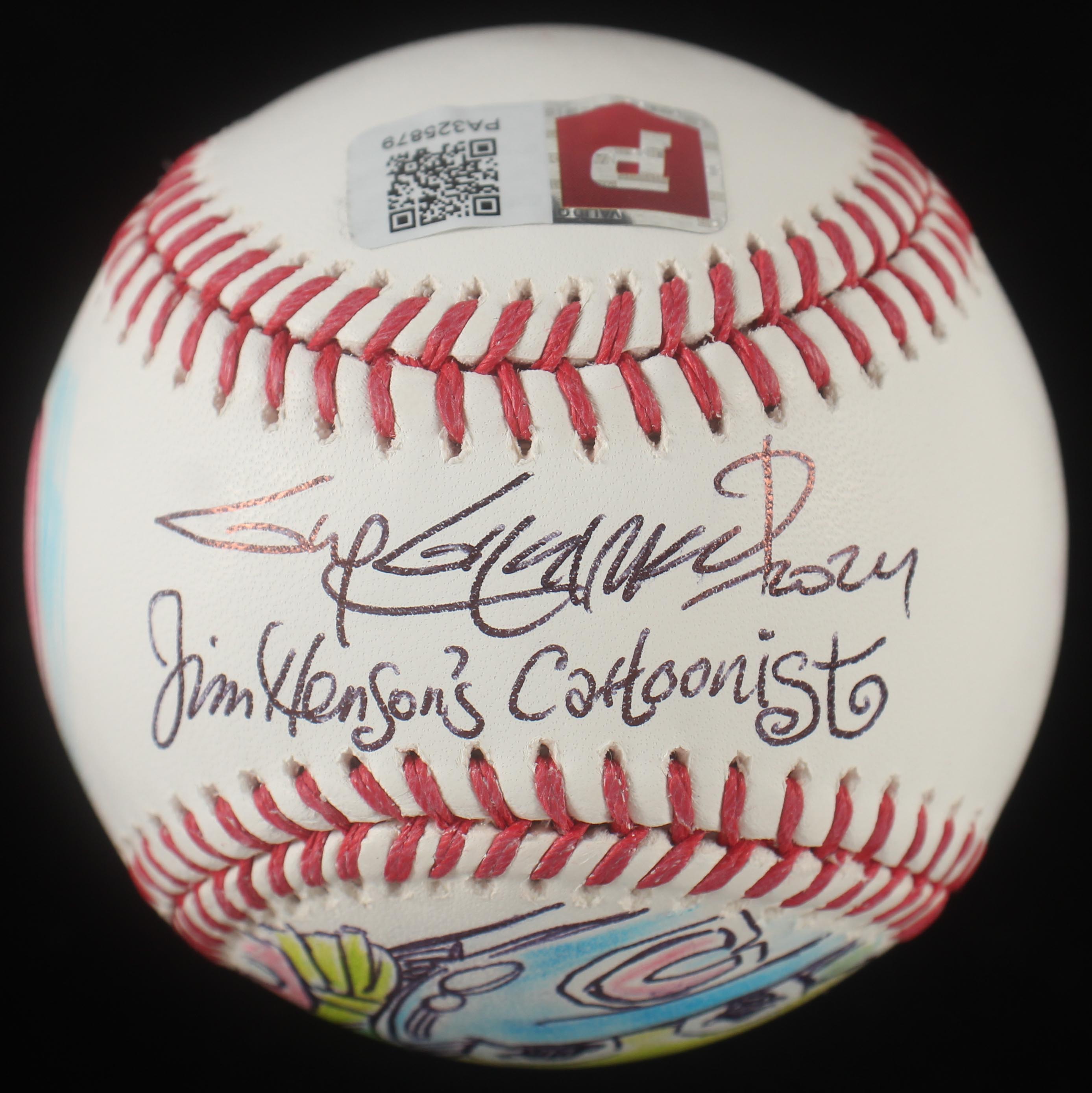 Guy Gilchrist Signed OML Baseball With Original Jim Henson's "Muppets ...