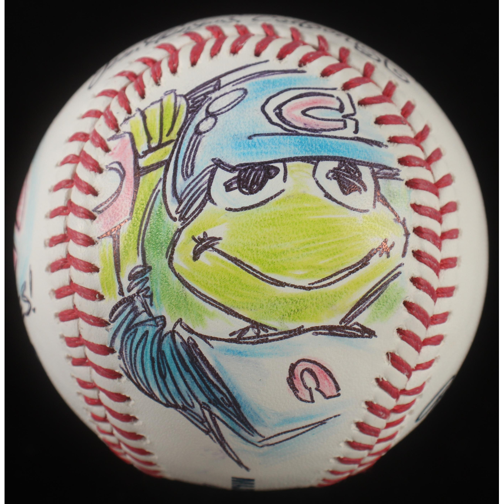Guy Gilchrist Signed OML Baseball With Original Jim Henson's "Muppets ...
