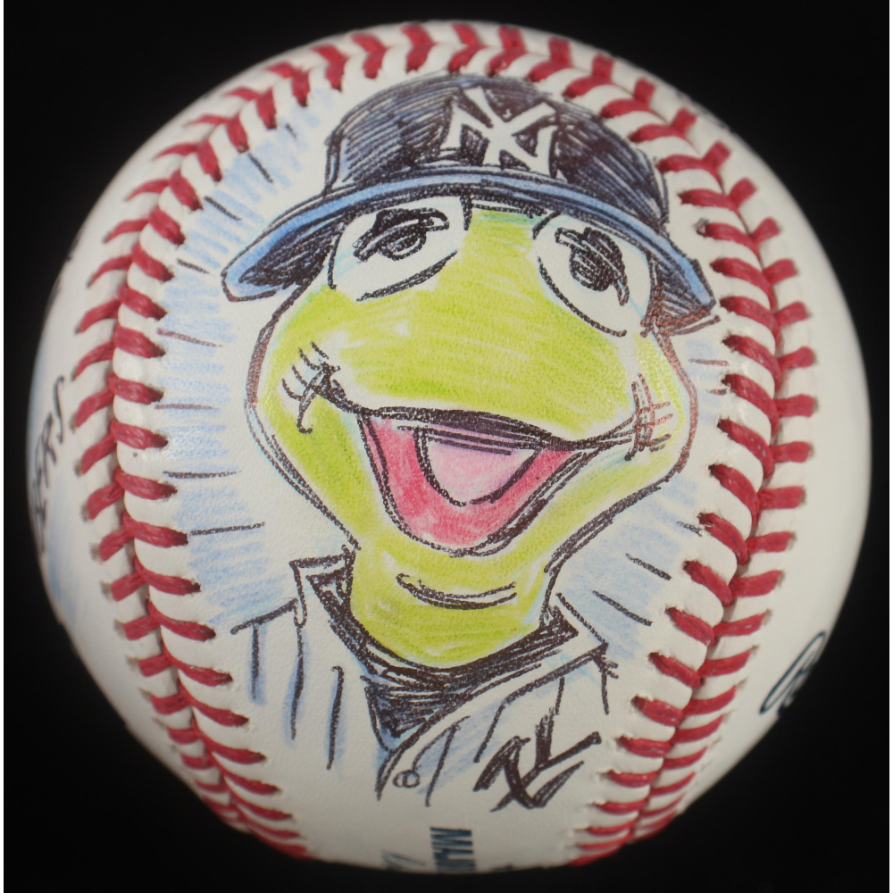 Guy Gilchrist Signed OML Baseball With Original Jim Henson's "Muppets ...