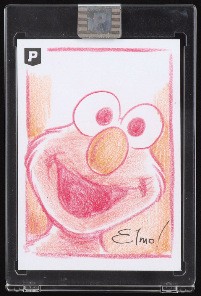 Elmo | Sesame Street | Original Art Sketch Card by Guy Gilchrist (1/1 ...
