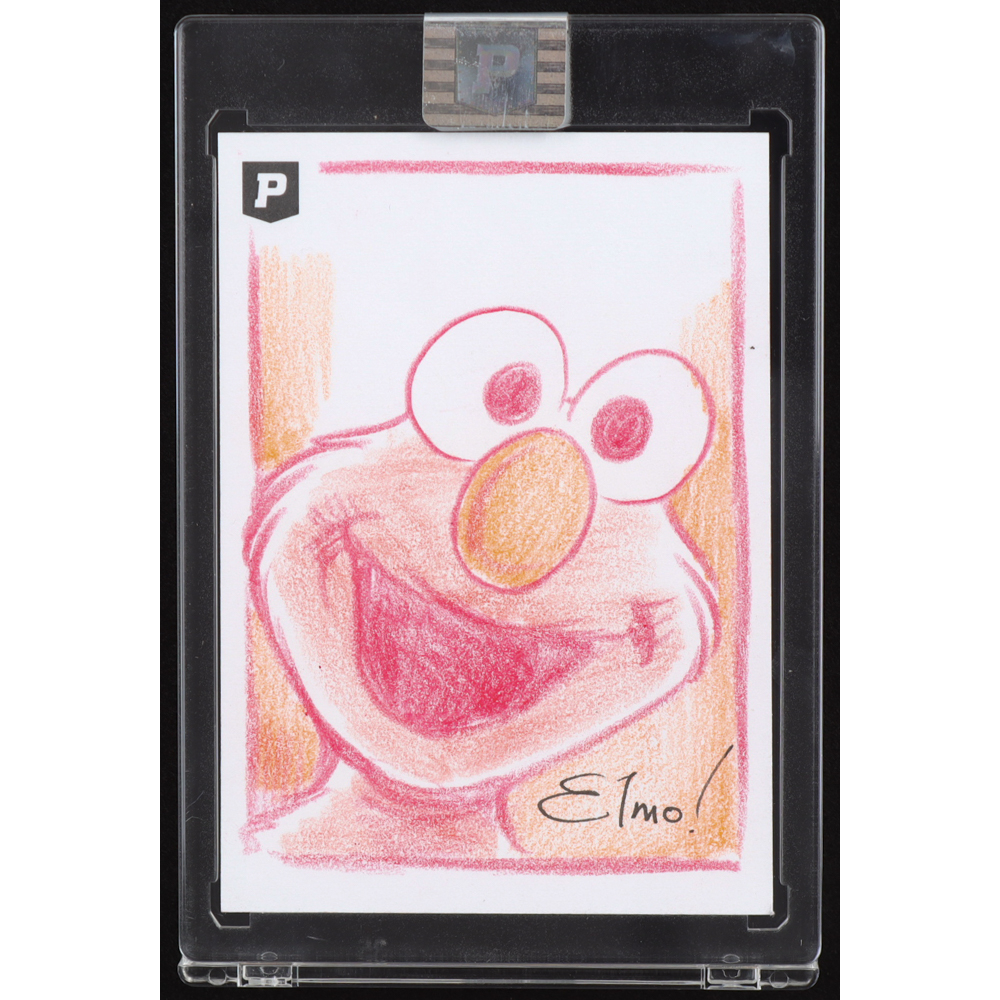 Elmo | Sesame Street | Original Art Sketch Card by Guy Gilchrist (1/1 ...