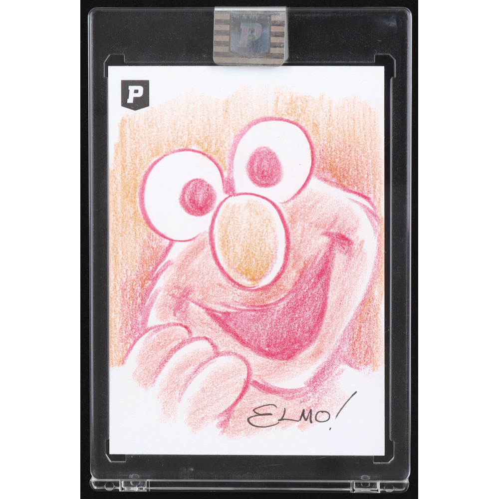 Elmo | Sesame Street | Original Art Sketch Card by Guy Gilchrist (1/1 ...