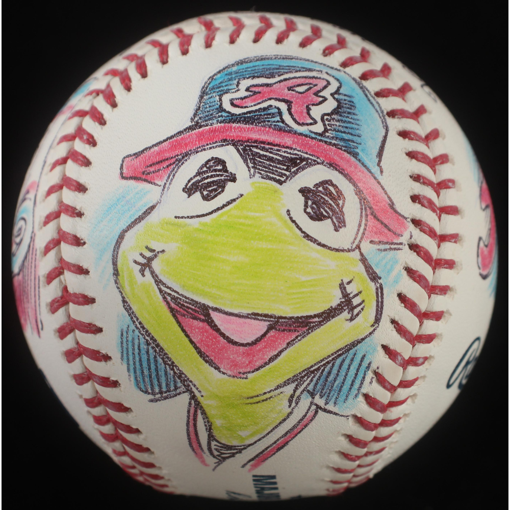 Guy Gilchrist Signed OML Baseball With Original Jim Henson's "Muppets ...
